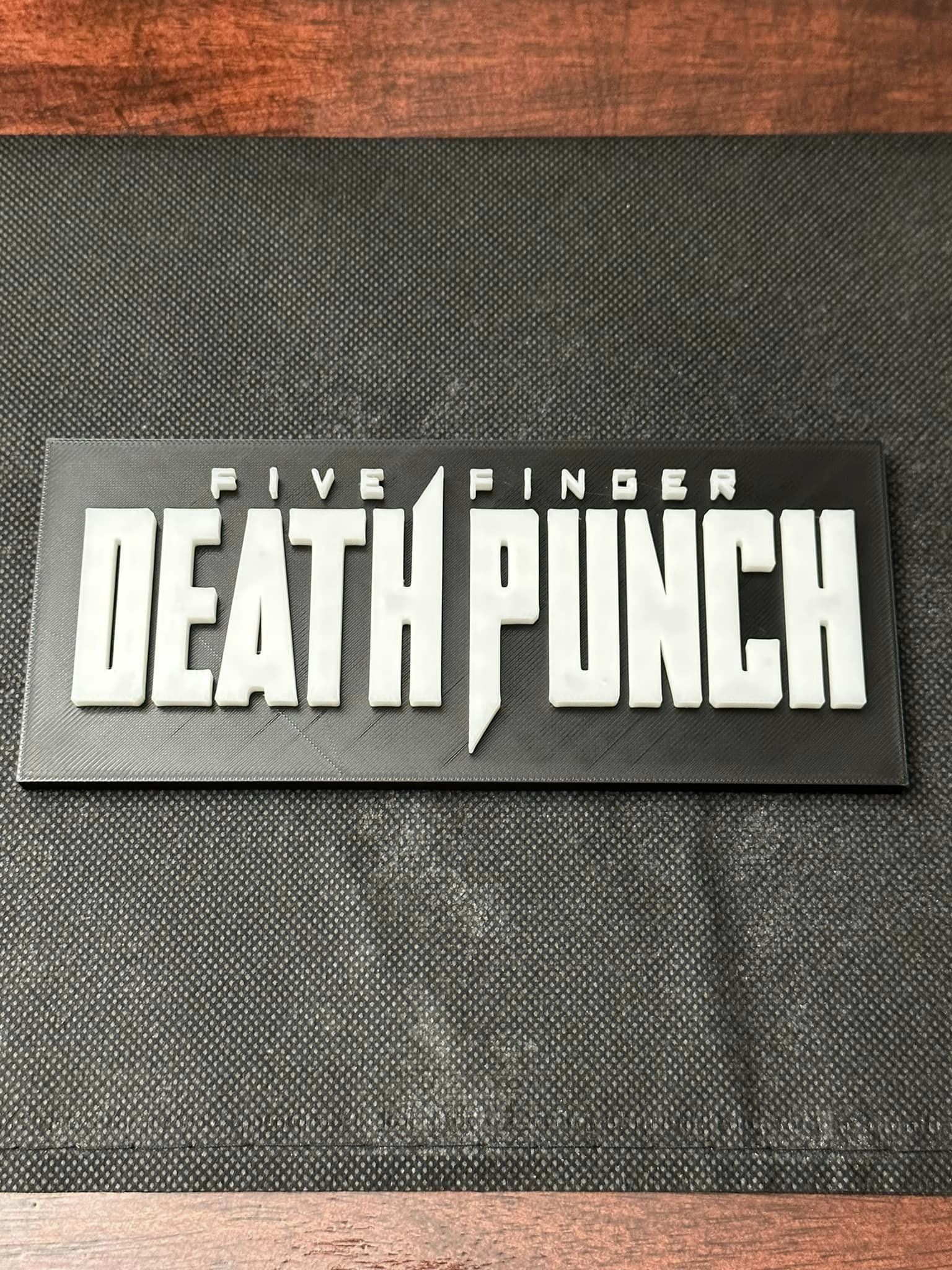 Five finger death punch Band Sign by rsnider2 | Download free STL model ...