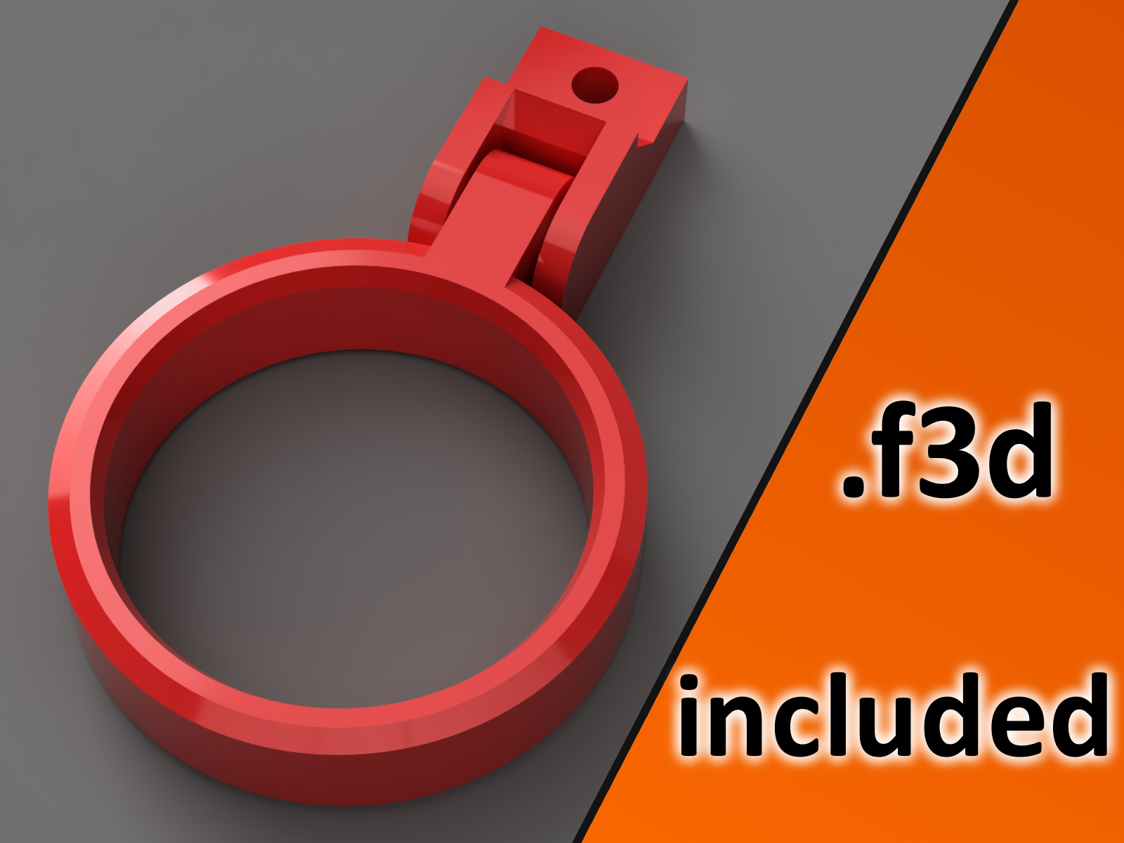 Handle Ring Print-In-Place by MrMesh | Download free STL model ...