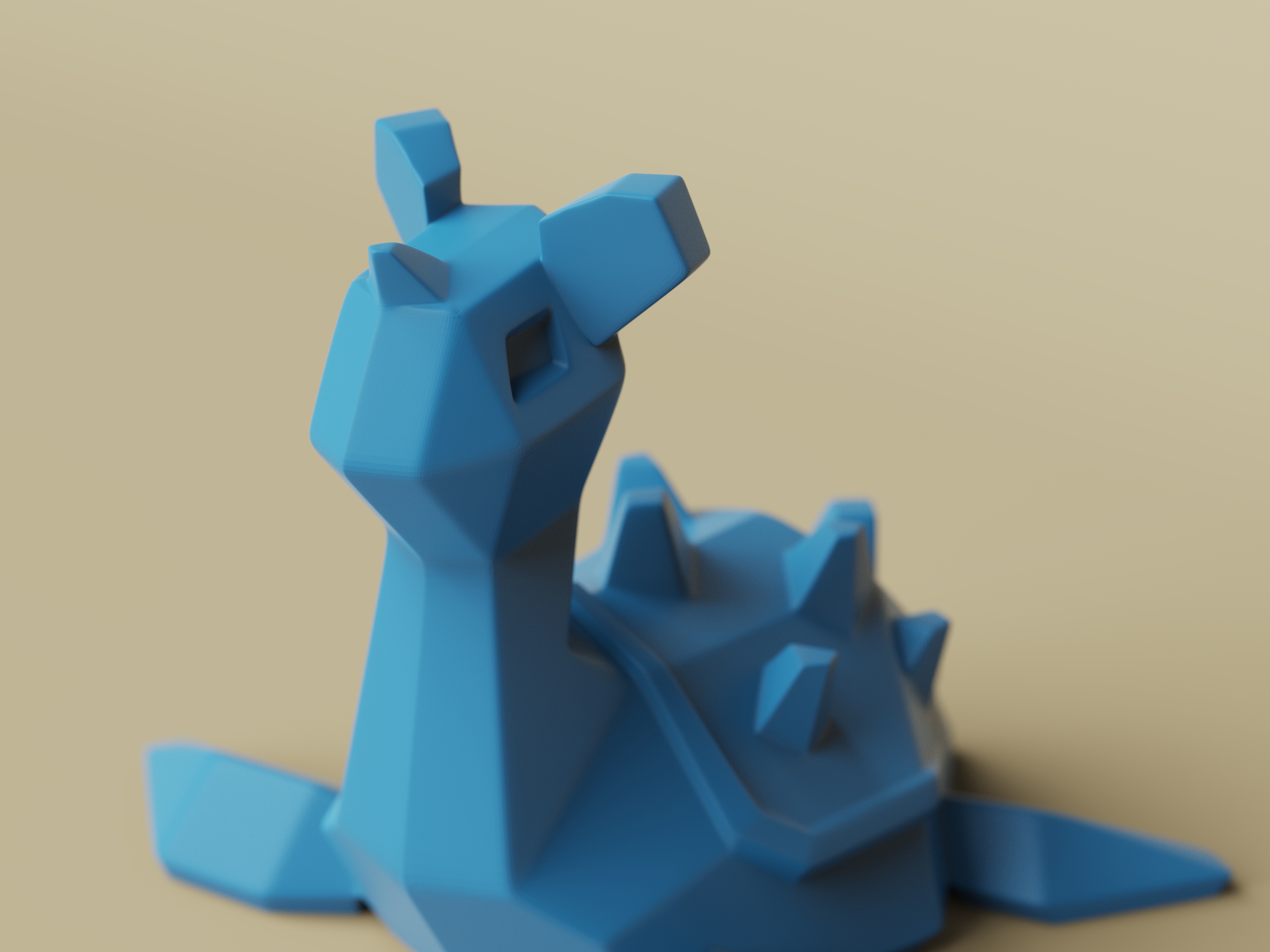 Low-poly Lapras by Agustin Arroyo | Printables Store
