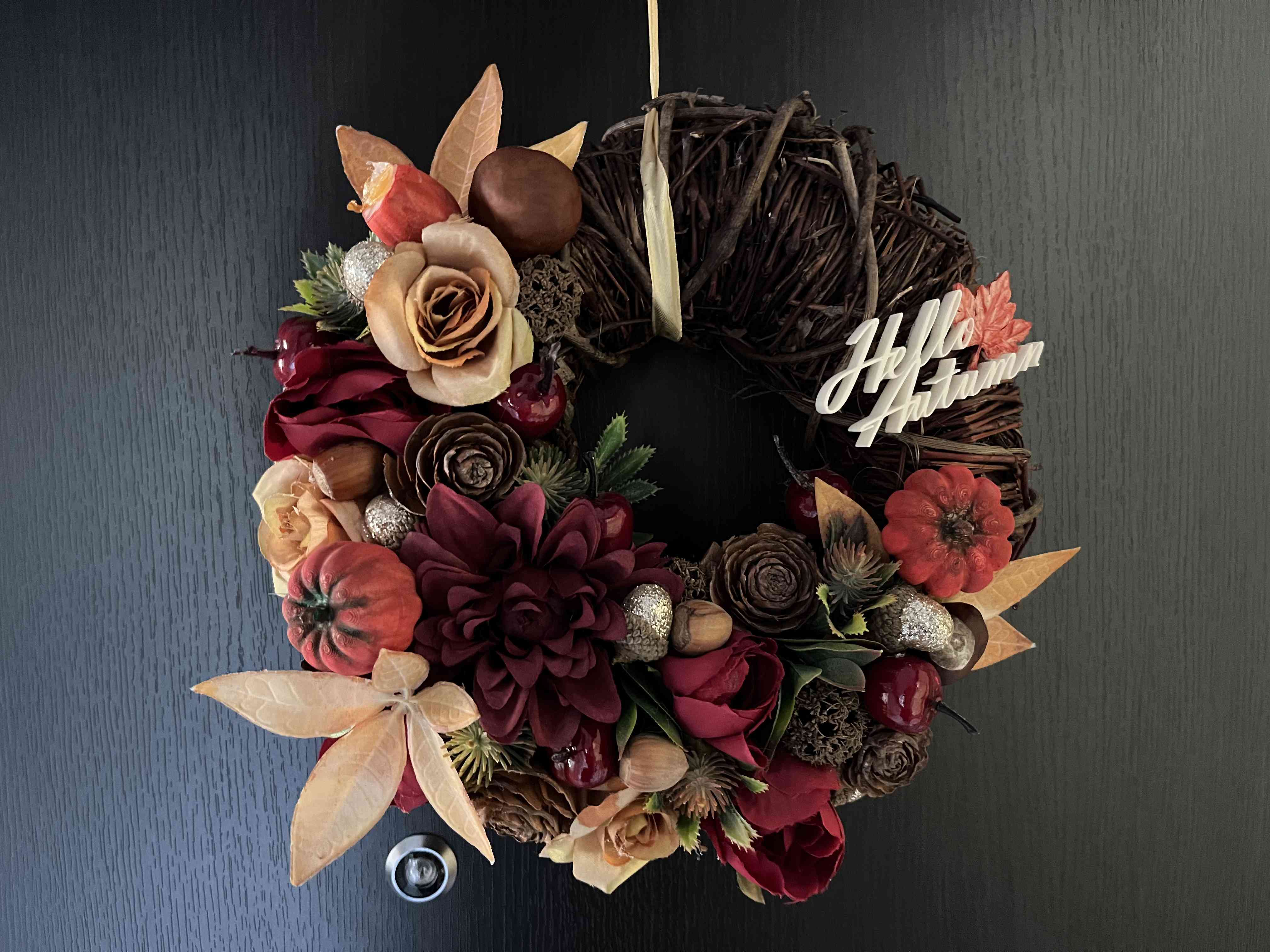 Hello Autumn text with leaf by noti | Download free STL model ...