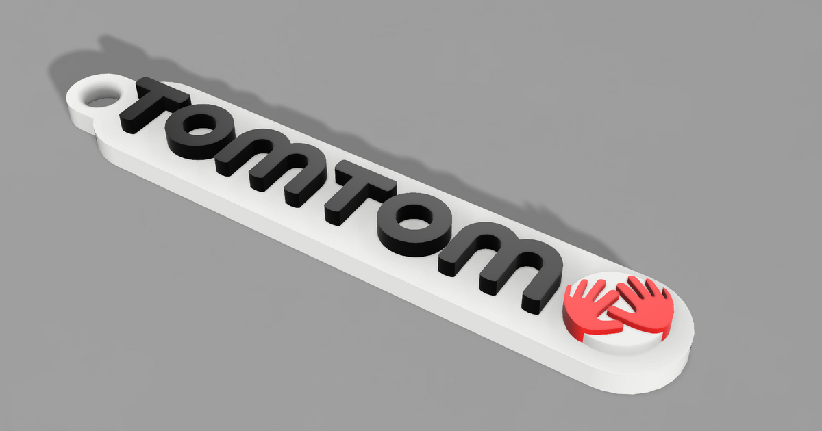 TomTom logo Keychain by Bishop87 | Download free STL model | Printables.com