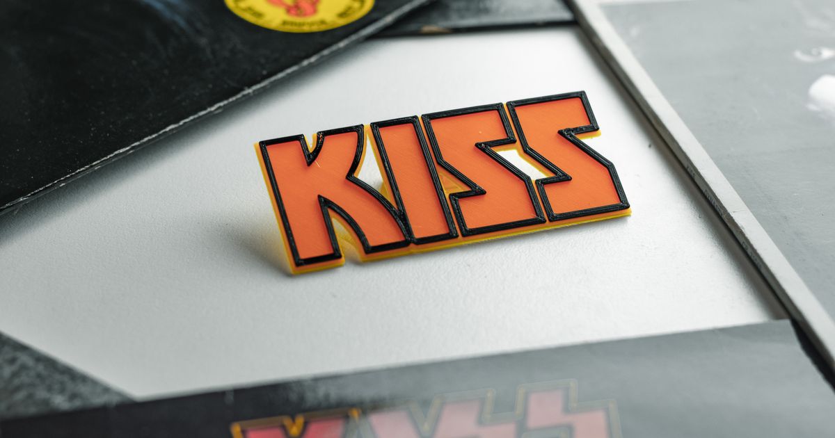 german kiss logo kizz by Fredraket | Download free STL model | Printables.com
