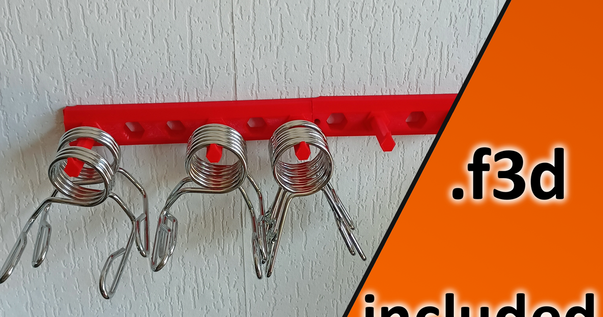 Honeycomb (HSW) Storage Rail by MrMesh | Download free STL model ...