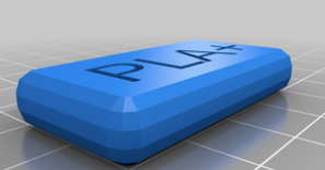PLA+ Label with space for 10x3mm magnet by thecivvie | Download free ...