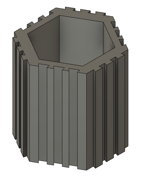 Interlocking Hexagonal Seedling Planters by Michael Conrad | Download ...