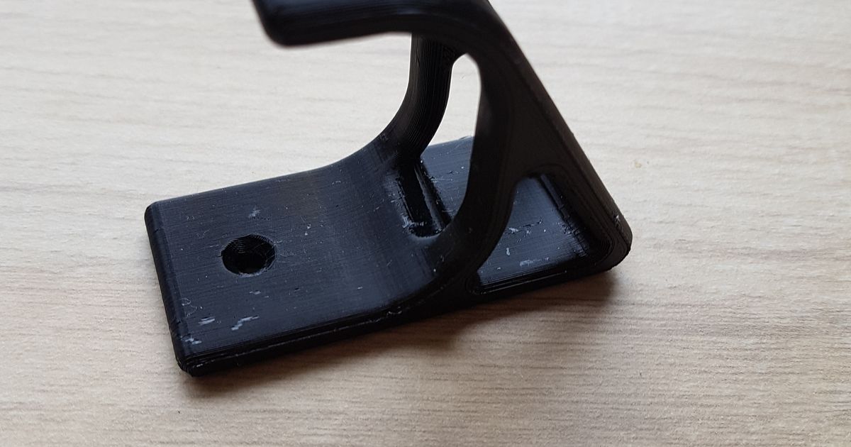 Design Cable Hook by Bas | Download free STL model | Printables.com