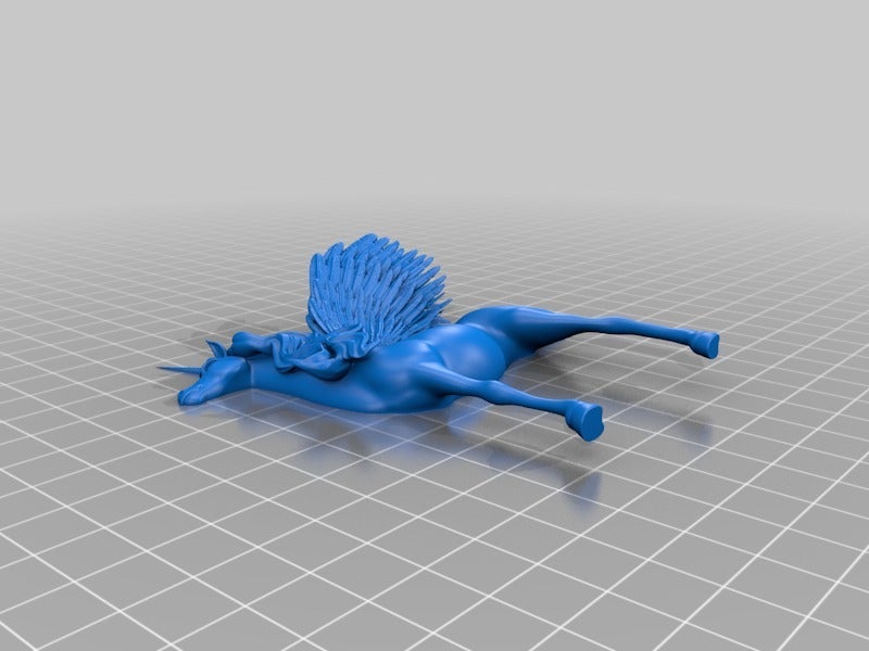 Majestic Alicorn (Flying Unicorn) by FatesEnd | Download free STL model ...