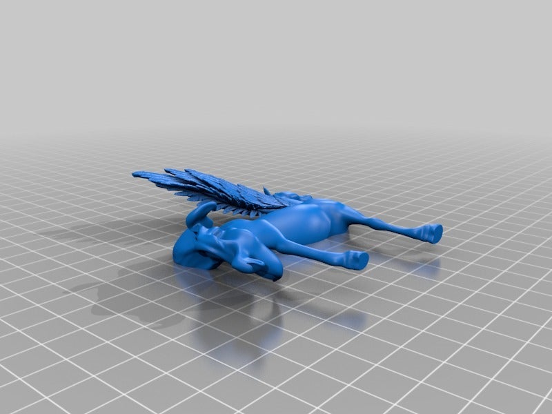 Majestic Alicorn (Flying Unicorn) by FatesEnd | Download free STL model ...