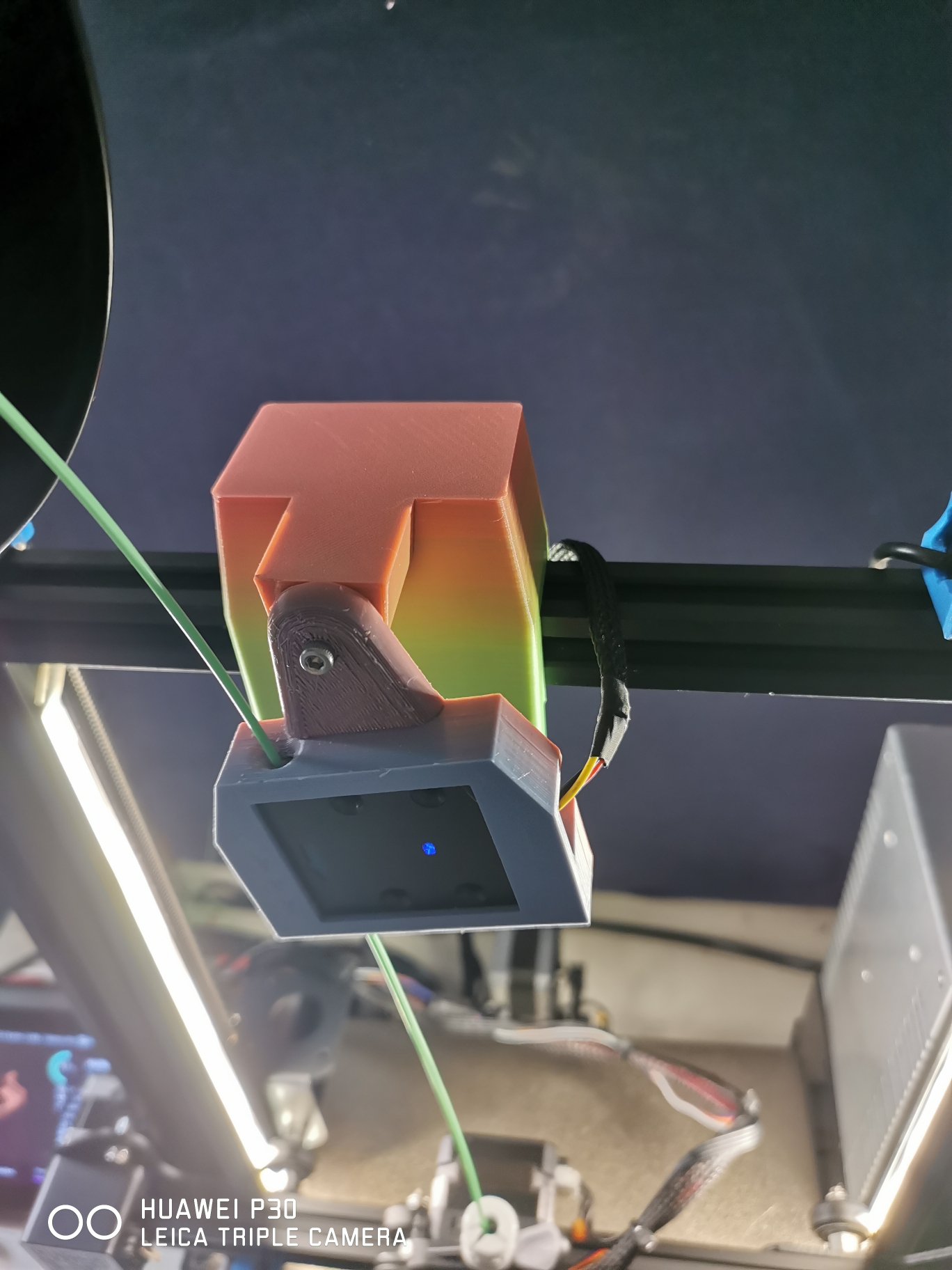Creality Filament run out sensor holder for direct drive on Ender 3 by ...
