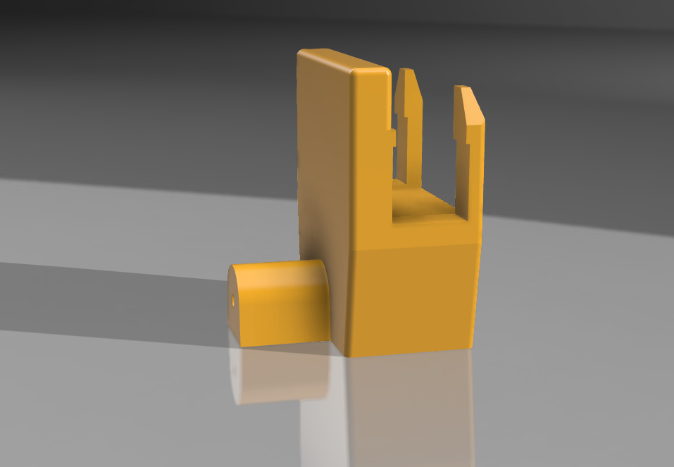 Creality Filament run out sensor holder for direct drive on Ender 3 by Frank Schönbrodt ...