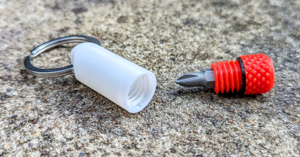 Mini Bit Driver Keychain por blecheimer | Descargar modelo STL gratuito ...