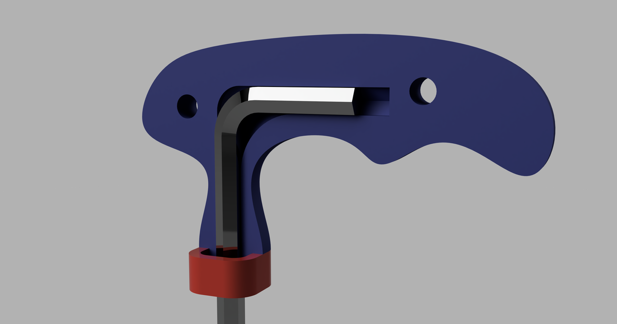 Grip for a 4 mm Allen Key / Griff für einen 4mm Inbus Schlüssel by ...