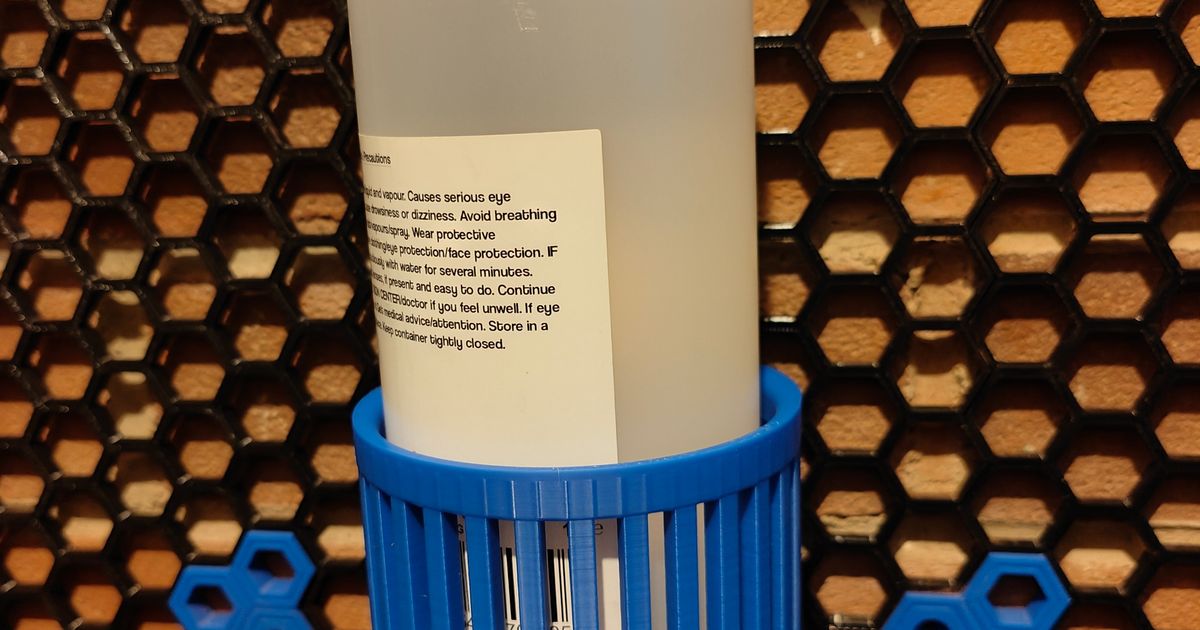 HSW isopropyl alcohol bottle holder IPA von Scott P | Kostenloses STL ...