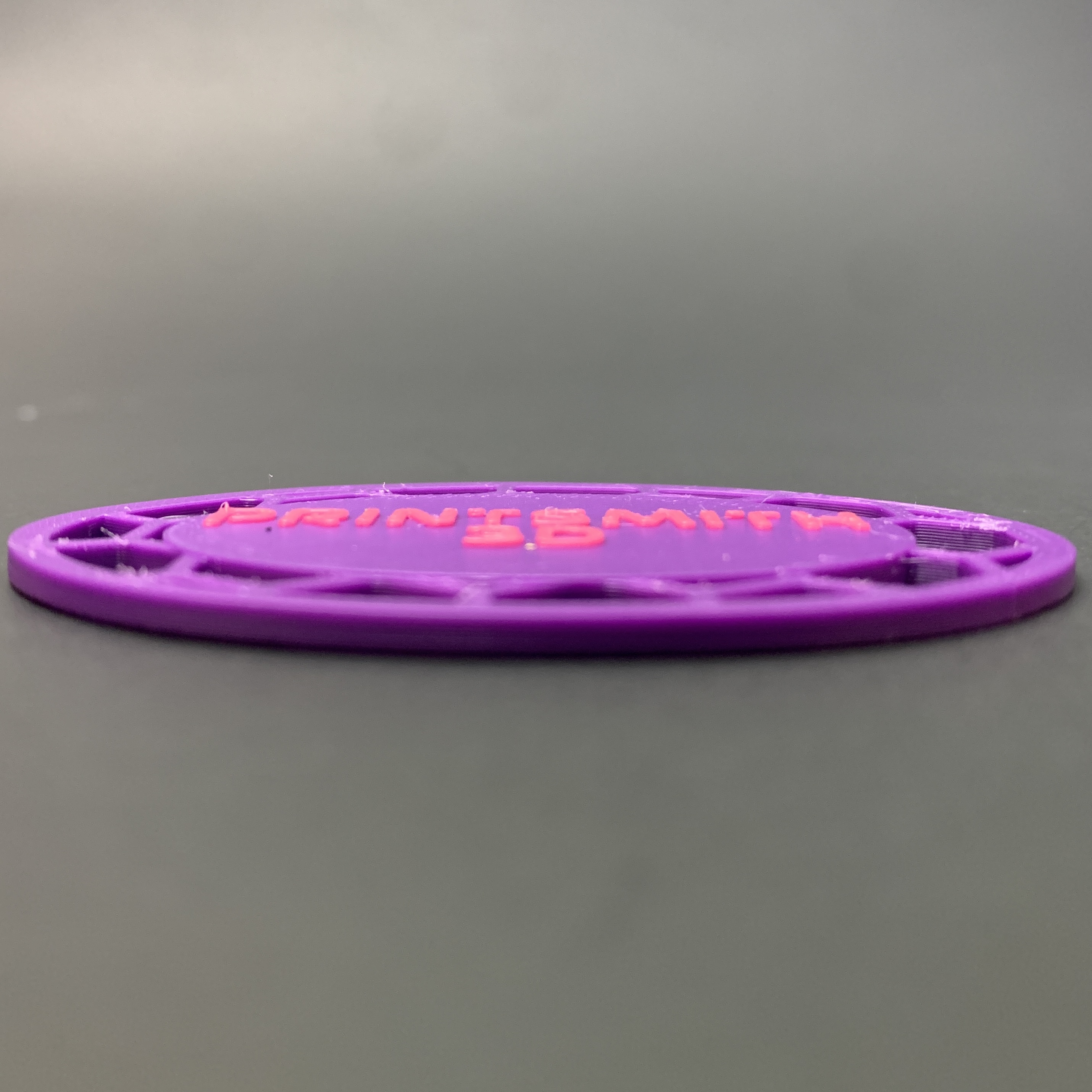 Hex-Oval Customizable Keychain by PrintSmith3D | Download free STL ...