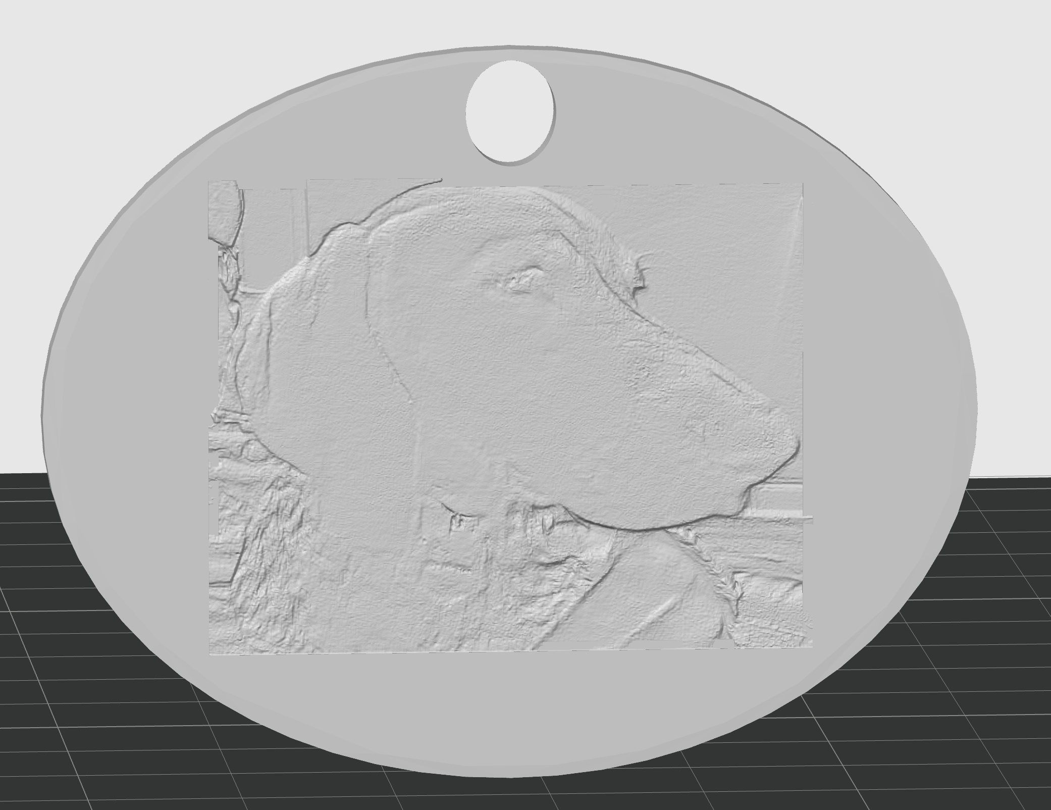 German Shorthaired Pointer GSP Key Tag Dog Lithophane by Bowieinc ...