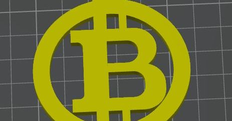 Keychain BTC logo by Ibextronic | Download free STL model | Printables.com