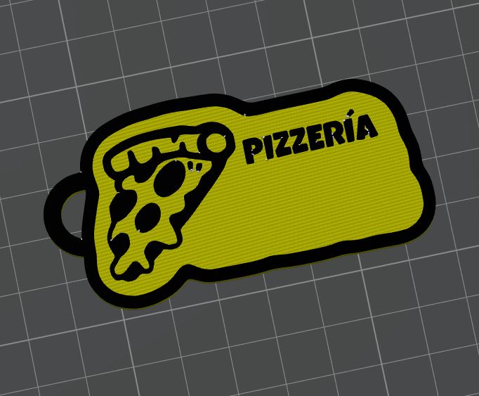 Pizza Keychain generic by Ibextronic | Download free STL model ...