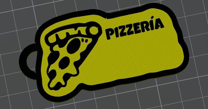 Pizza Keychain generic by Ibextronic | Download free STL model ...