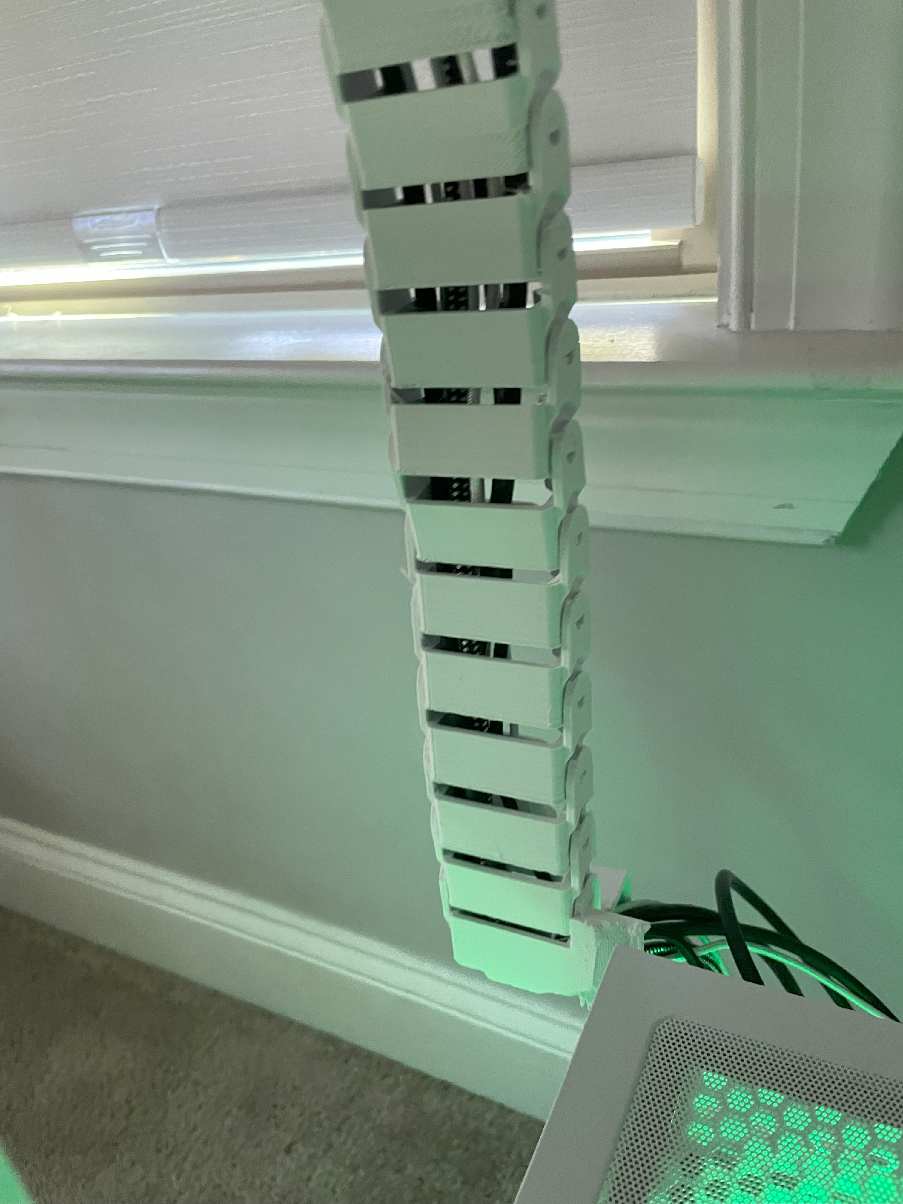Drag chain for flexispot standing desk by rhys does 3d printing ...