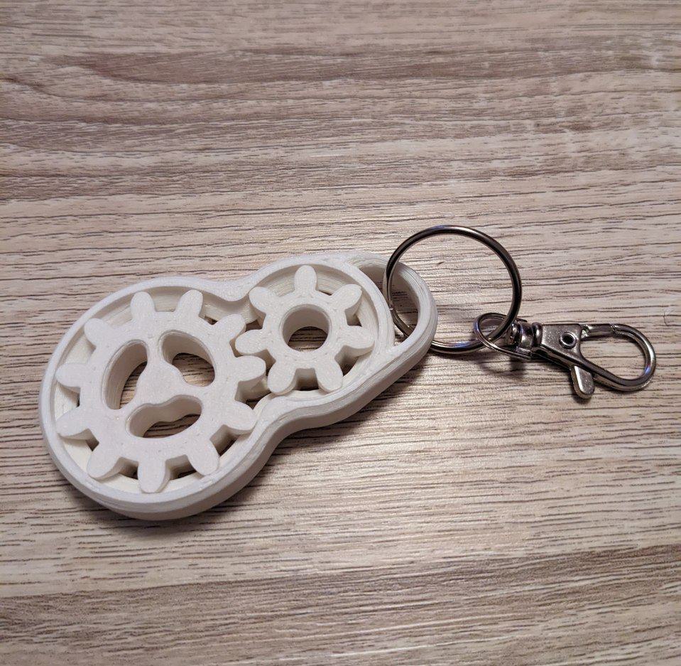 Gear Fidget toy keyring by 8jack | Download free STL model | Printables.com