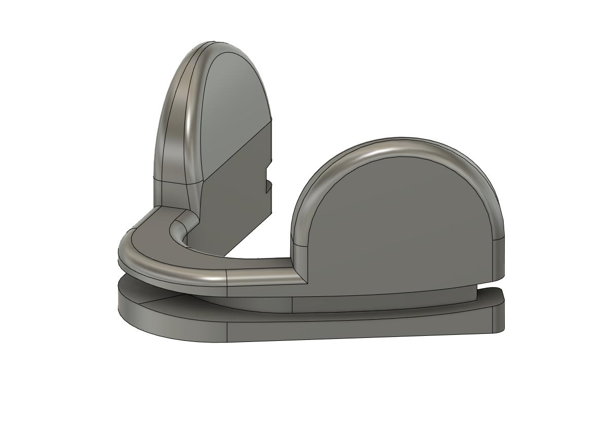 Uvex sports glasses nose clip by Dejan B. | Download free STL model ...