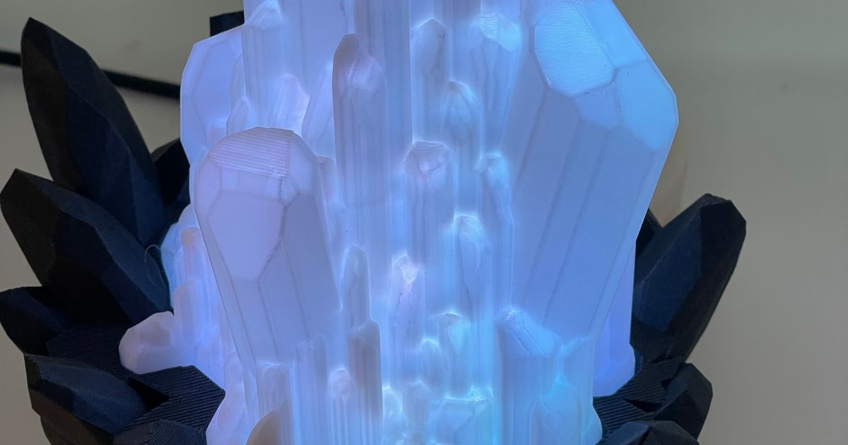 Crystal RGB Led Lamp by Tack | Download free STL model | Printables.com