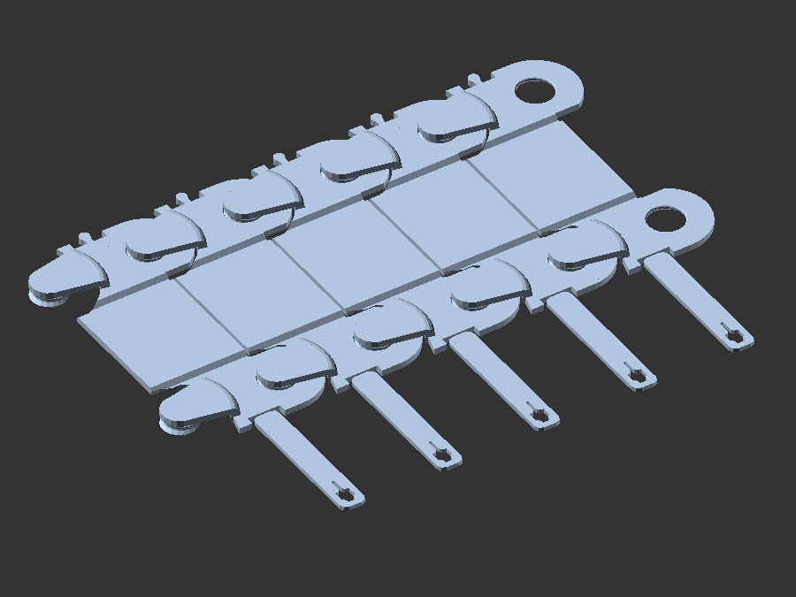 Cable carrier (flat print & fold) by Jack | Download free STL model ...