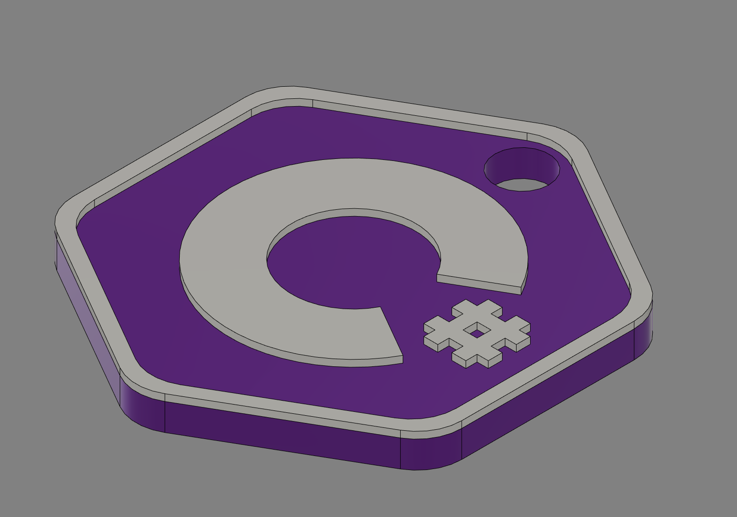 Multicolor Developer Keychains without MMU by boop | Download free STL ...