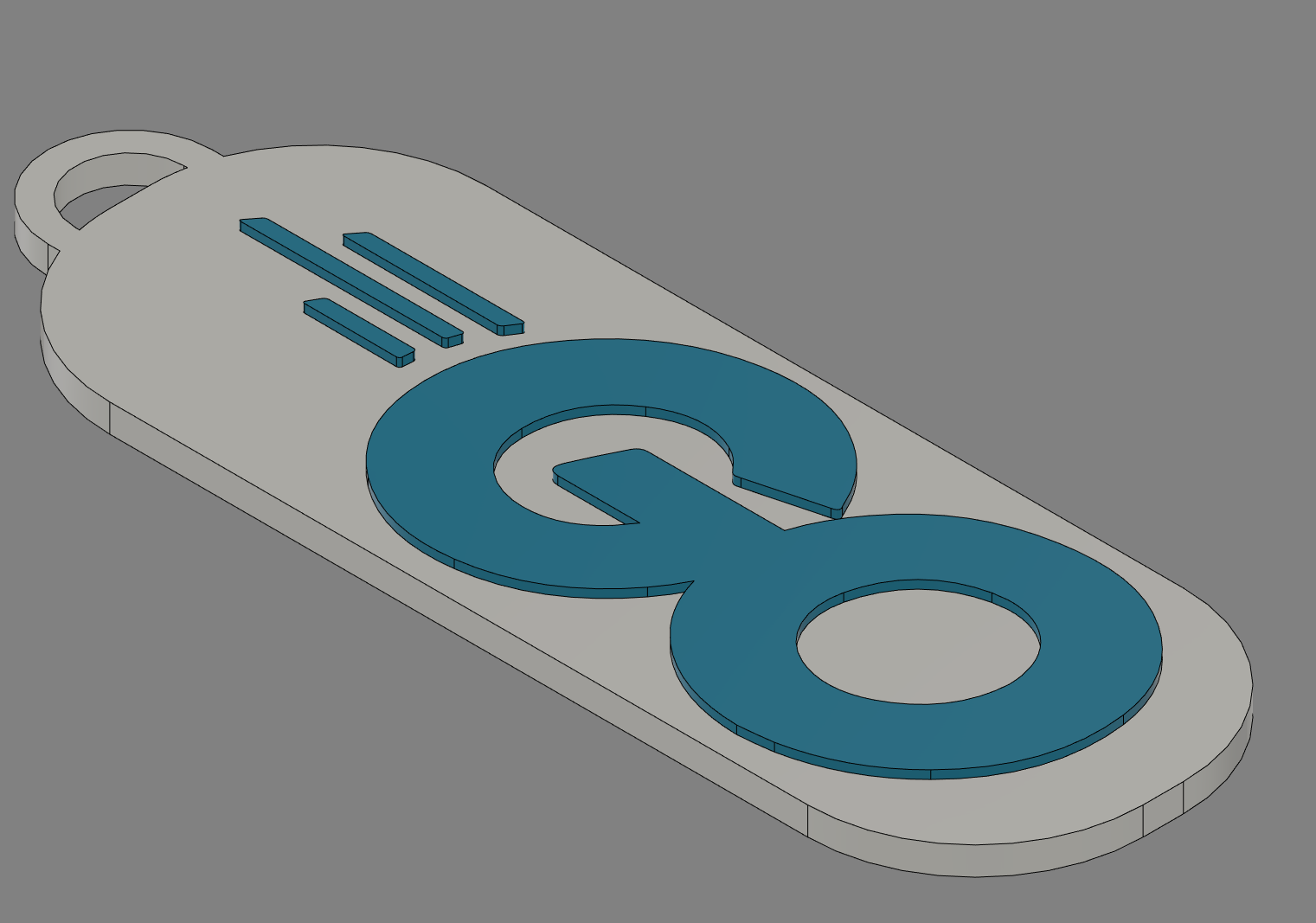 Multicolor Developer Keychains without MMU by boop | Download free STL ...