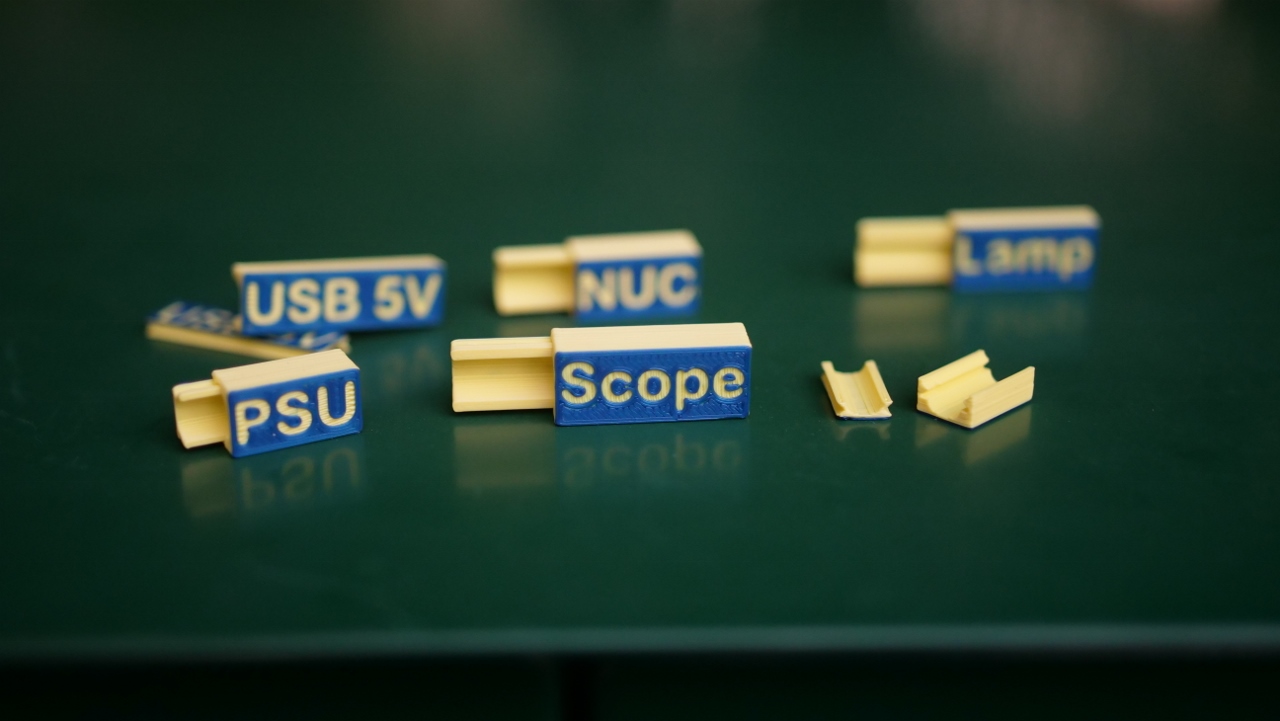 Configurable cable label by Makkuro | Download free STL model ...