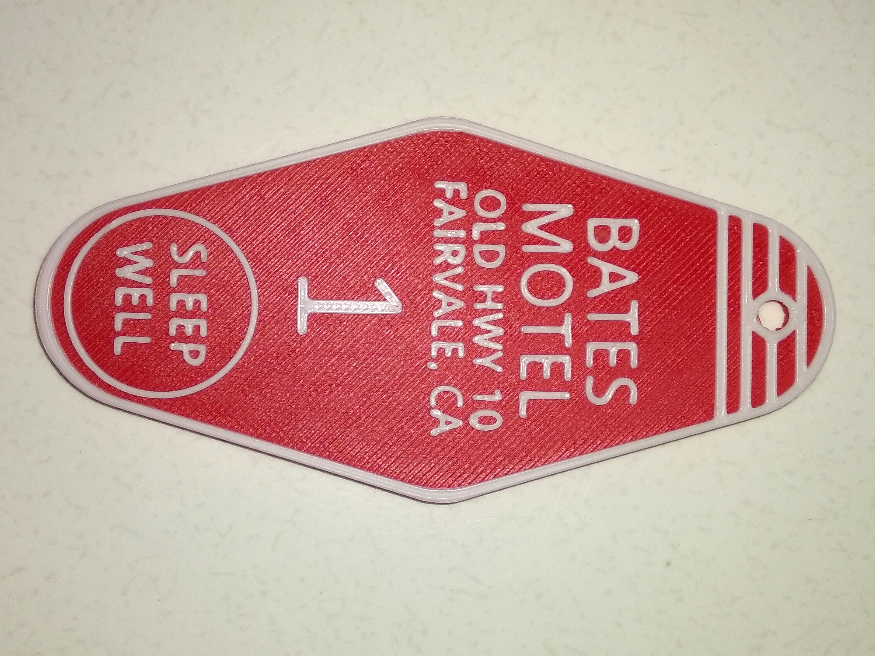 Bates Motel Key Fob by MadP 3D | Download free STL model | Printables.com