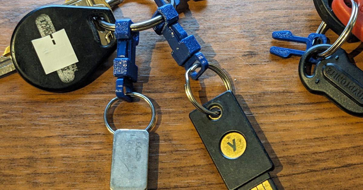 Keychain Buckle / Quick Disconnect by Okojo | Download free STL model ...