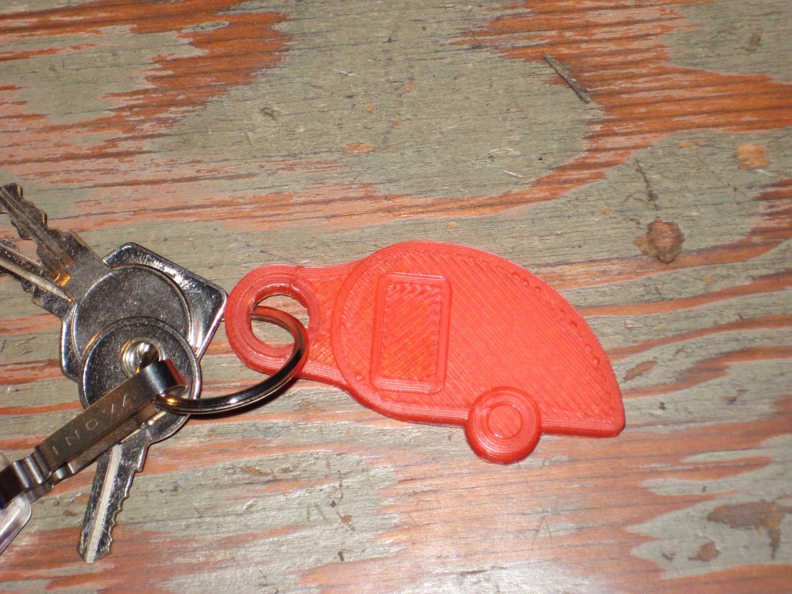 Teardrop Trailer Keychain by CrooksUSA | Download free STL model ...