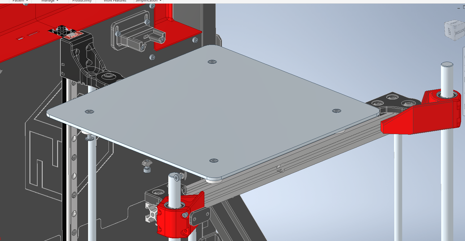 Steppered triple z for Ender 3 NG and theoretical z-tilt bed and panels ...