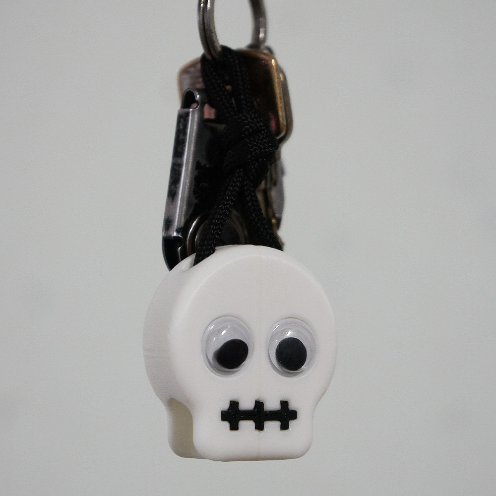 Zipper Pull - Skull Face by Whadup | Download free STL model ...