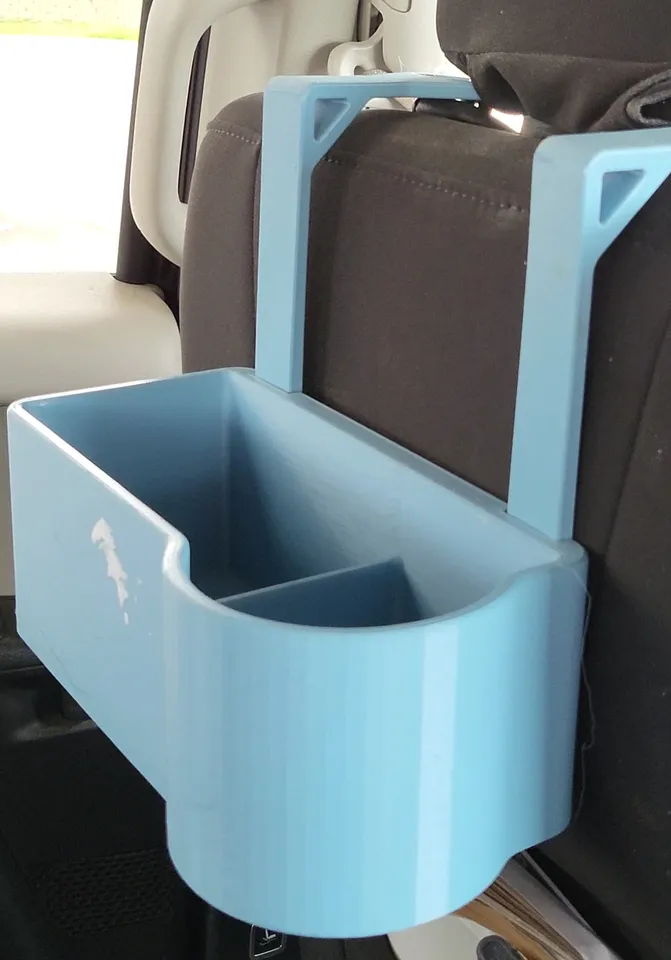 Car headrest cup holder by 3D Gene Designs Download free STL model Printables