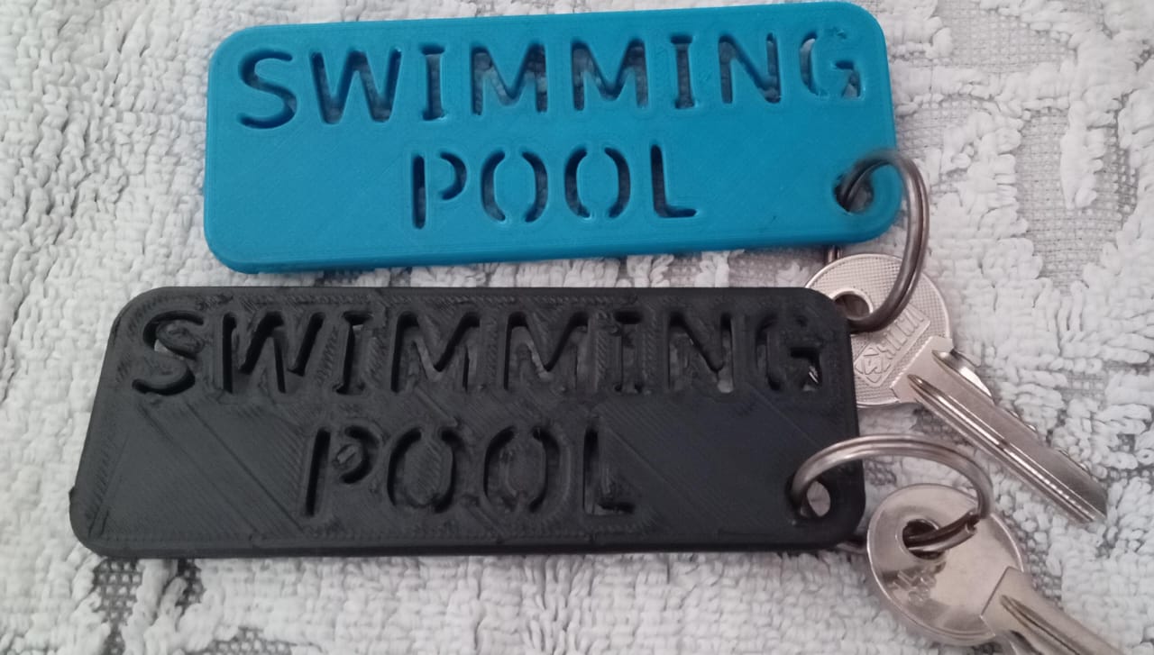 Pool Key Tag by Tuckstir | Download free STL model | Printables.com
