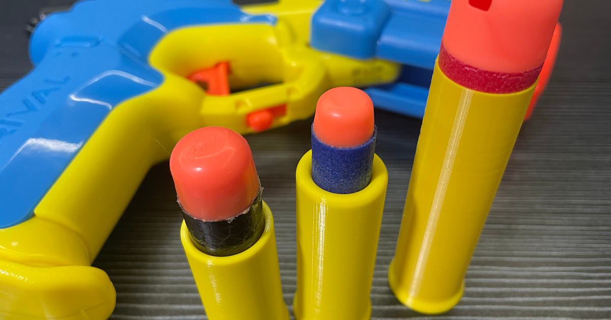 Nerf Rival Pilot Dart Adapter (Mega, Ultra, Elite) by DDDesign3r ...