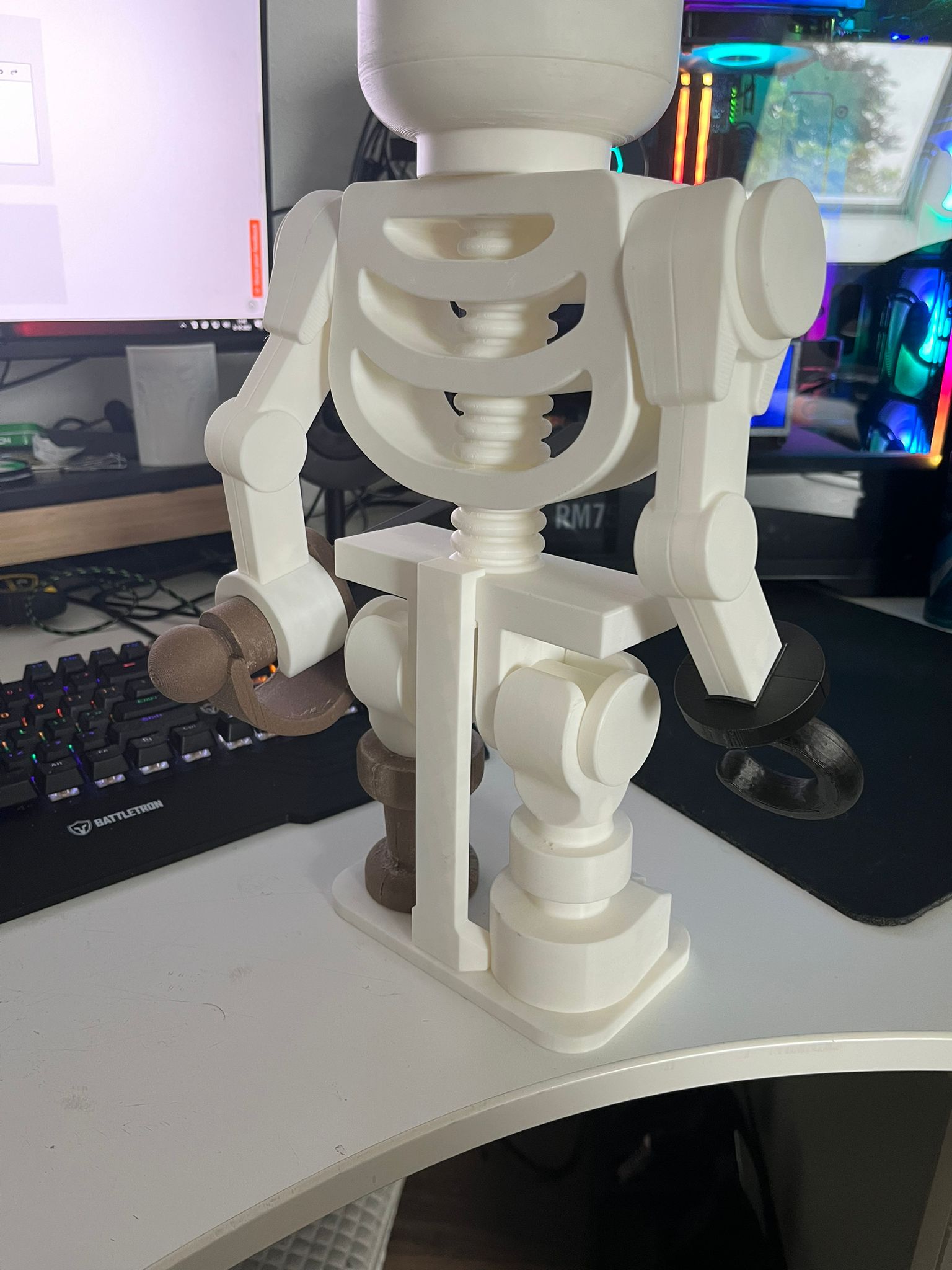 Lego Skeleton stand by pikegaming | Download free STL model ...