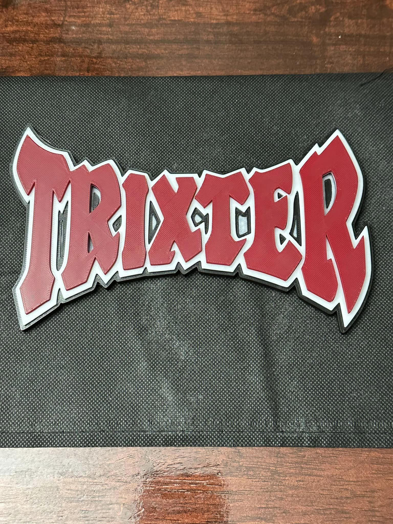 Trixter 80's Band Sign by rsnider2 | Download free STL model ...