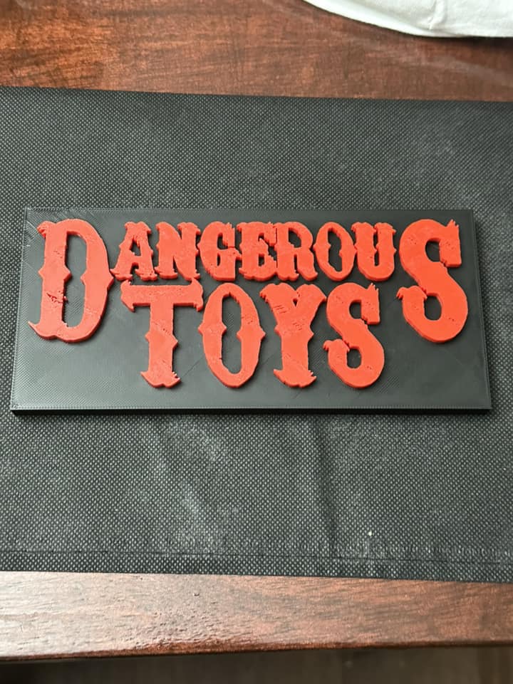 Dangerous Toys Band Sign by rsnider2 | Download free STL model ...