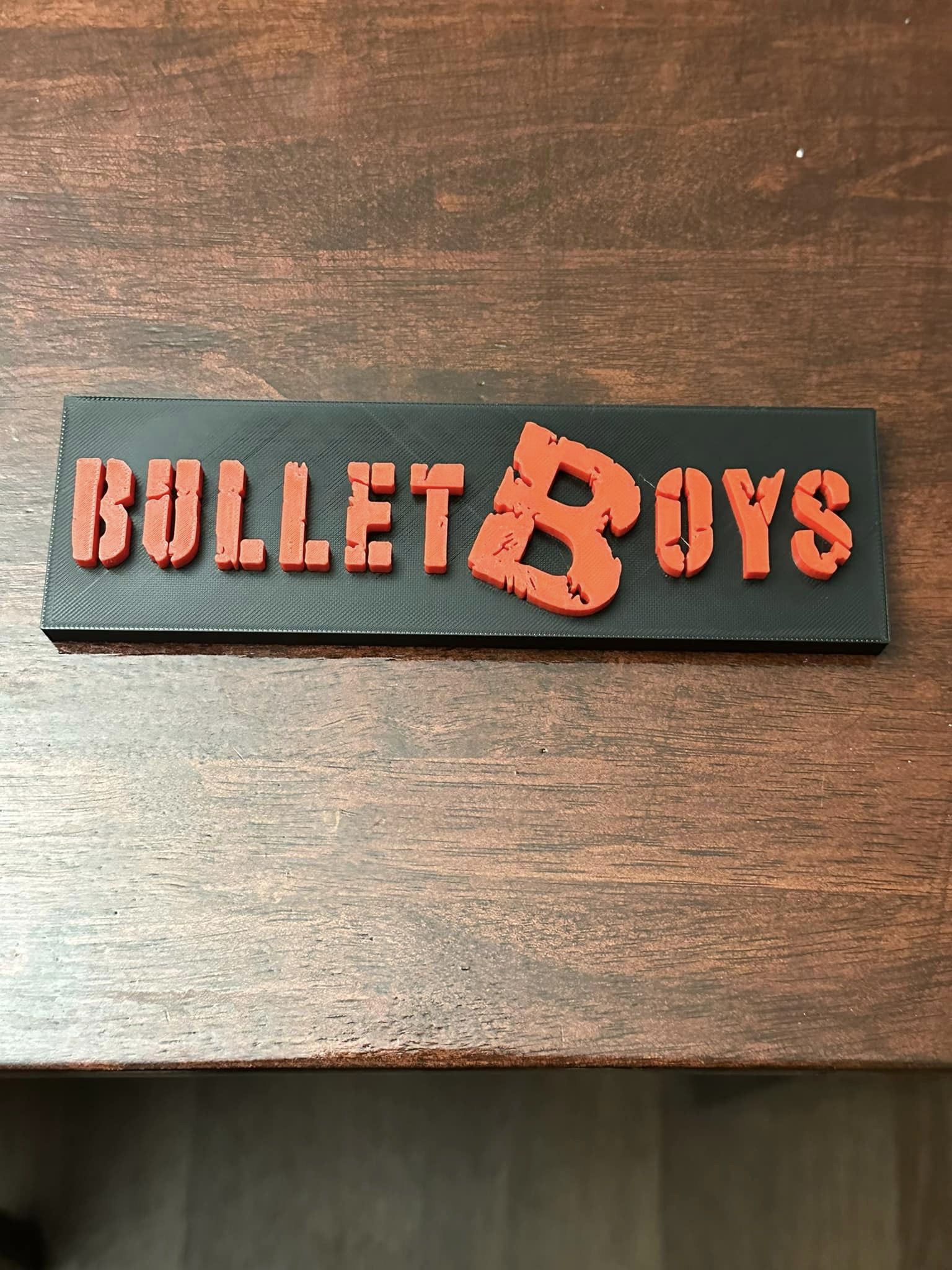 Bullet Boys 80's Band Sign by rsnider2 | Download free STL model ...