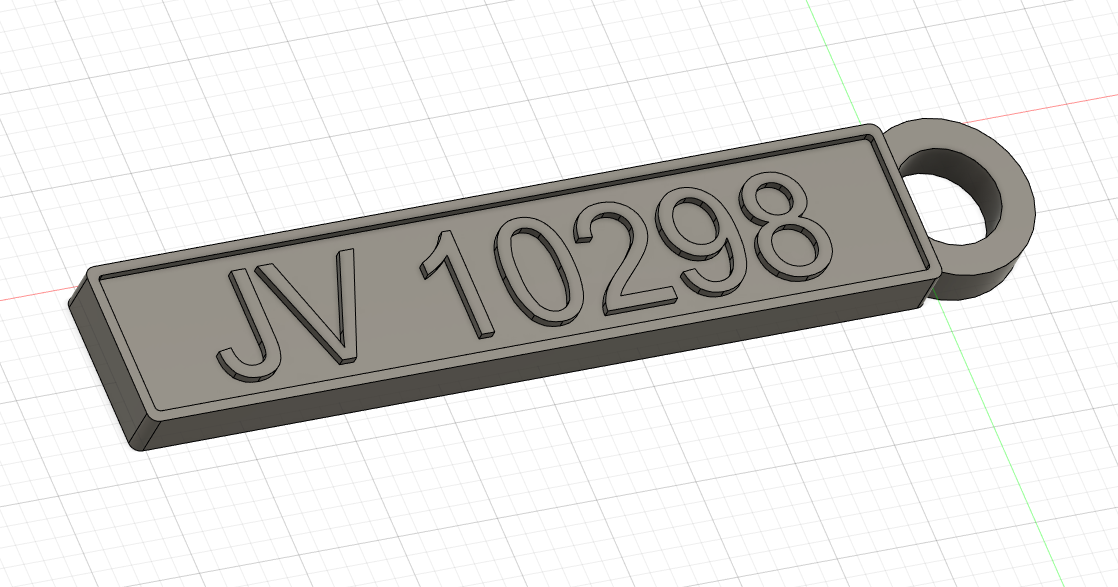 Customizeable key tag by mattis940 | Download free STL model ...