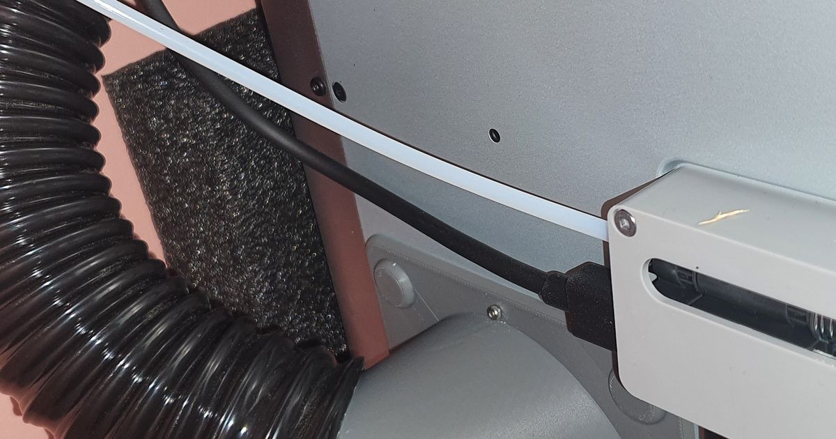 Bambu X1C P1S Air vent 50mm Hose Mount by Warlogh | Download free STL ...