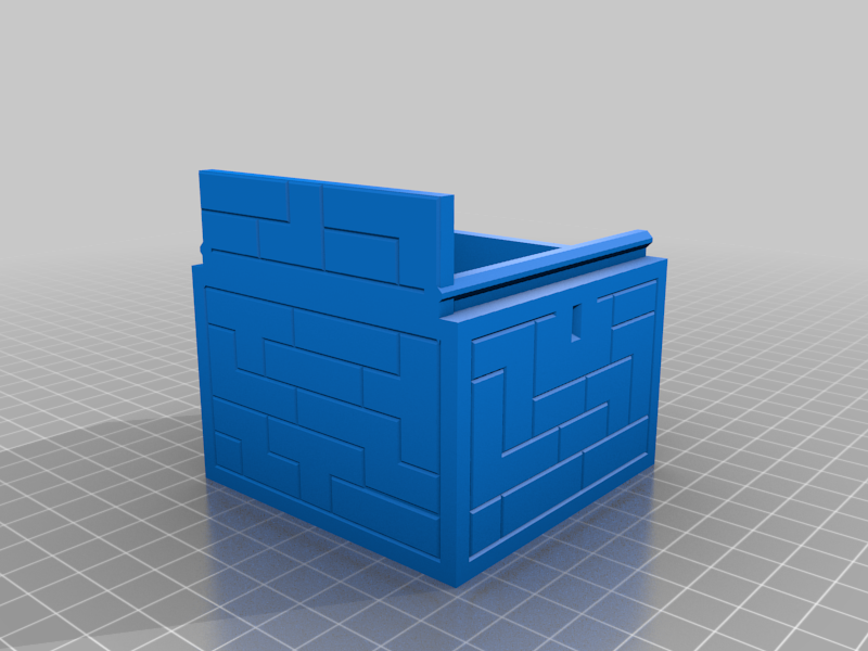 Chest in Minecraft style by markarndt | Download free STL model ...