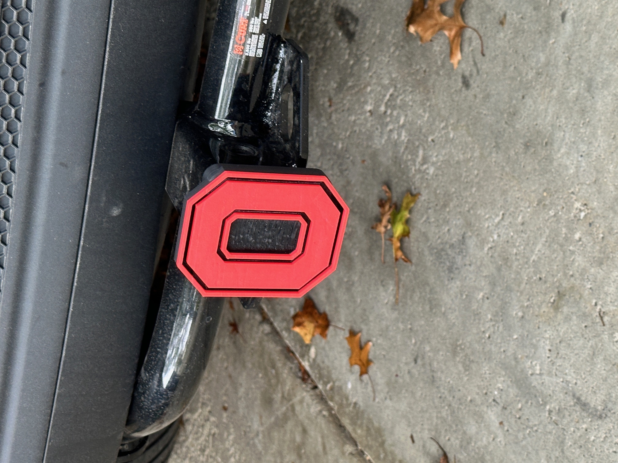 OSU Hitch Cover by JGowins | Download free STL model | Printables.com