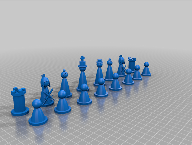 Chess board (with pieces) v3.0 by 3Dprintfun1000 | Download free STL ...
