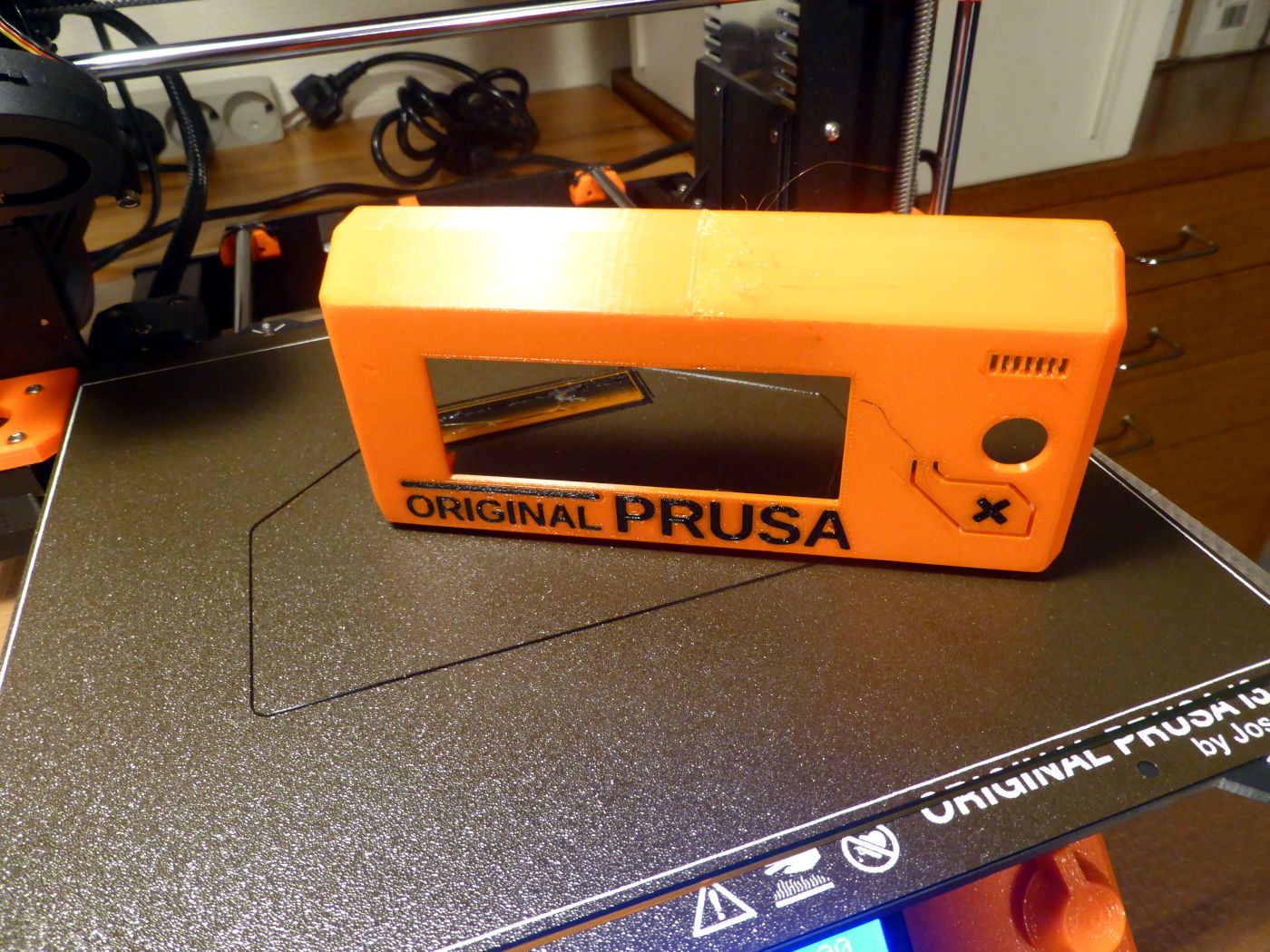 Prusa MK3 LCD Multi-Color Front by Area51 | Download free STL model ...