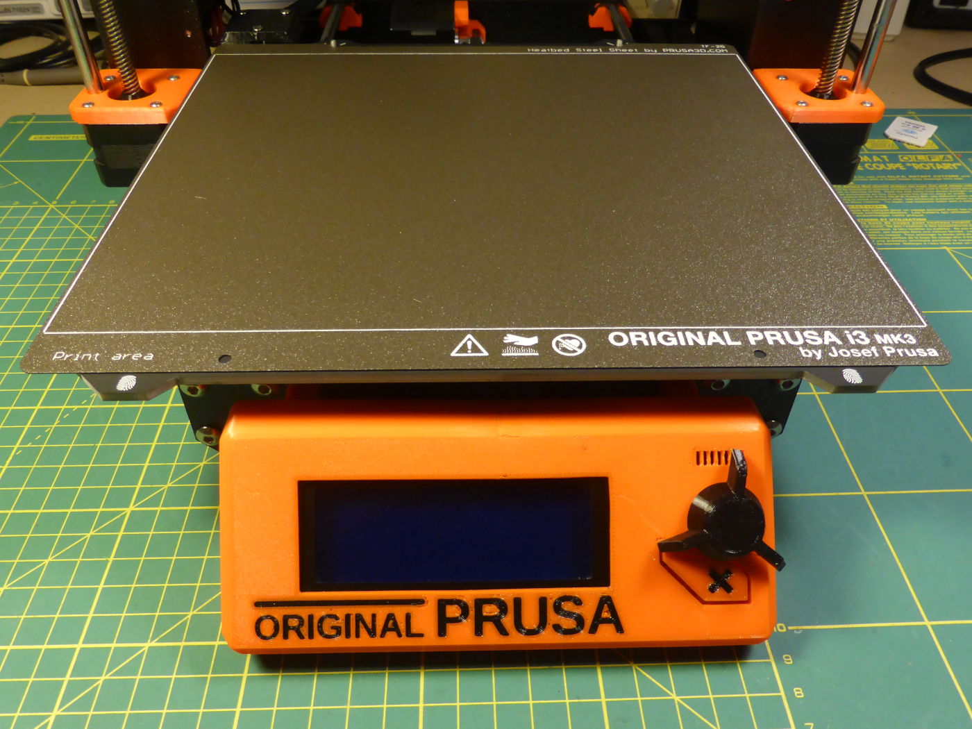 Prusa MK3 LCD Multi-Color Front by Area51 | Download free STL model ...