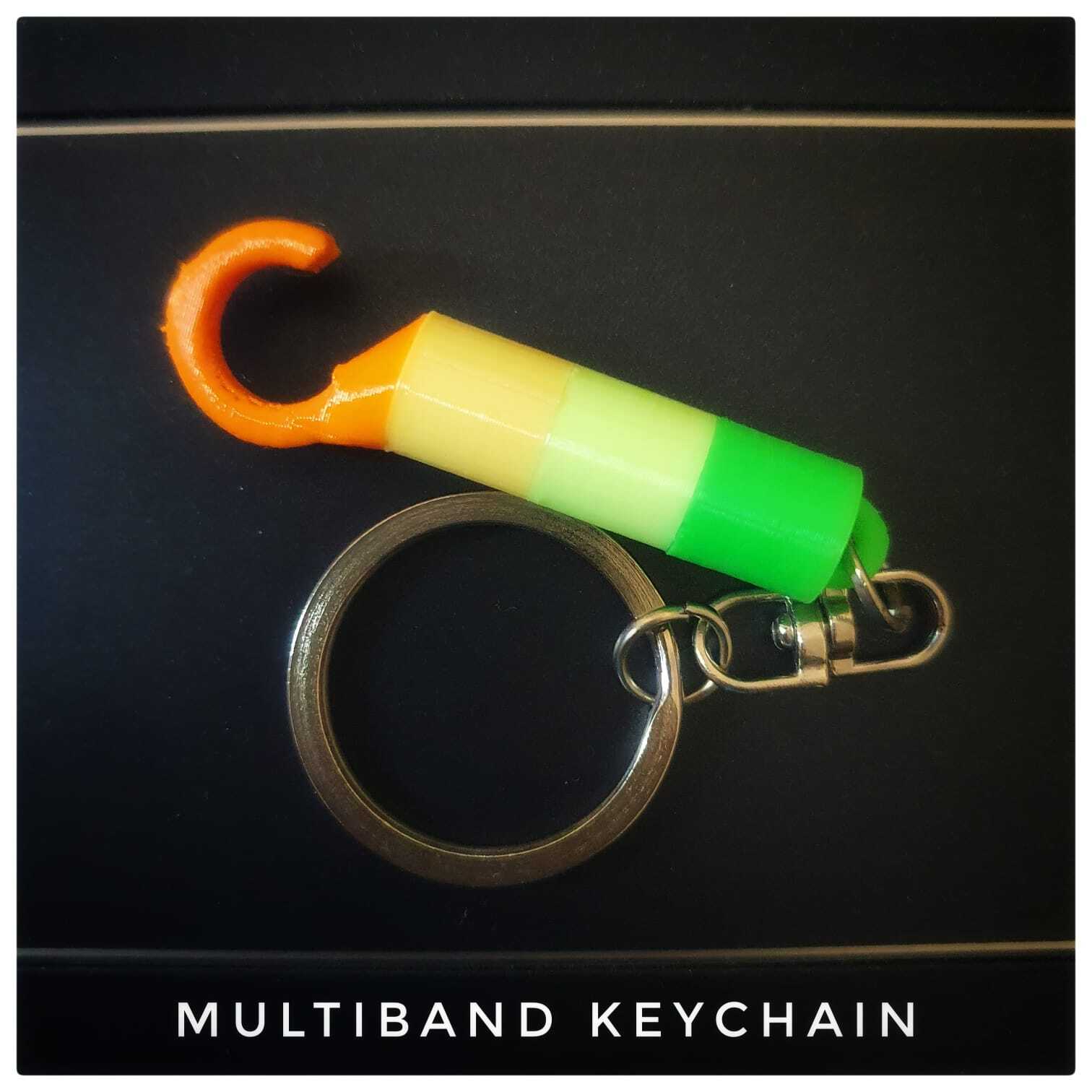 Multiband Color Coded Braille Keychain By Yoni Download Free Stl Model 